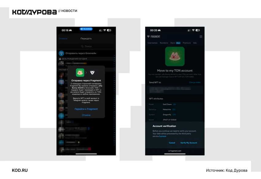 Telegram: новые возможности коллекционных подарков — статусы, блокчейн ...